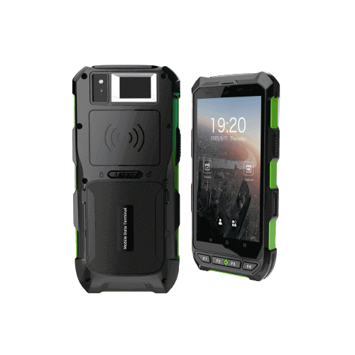 Hybrid Biometric & QR code Handheld Mobile Time Attendance Terminal ...